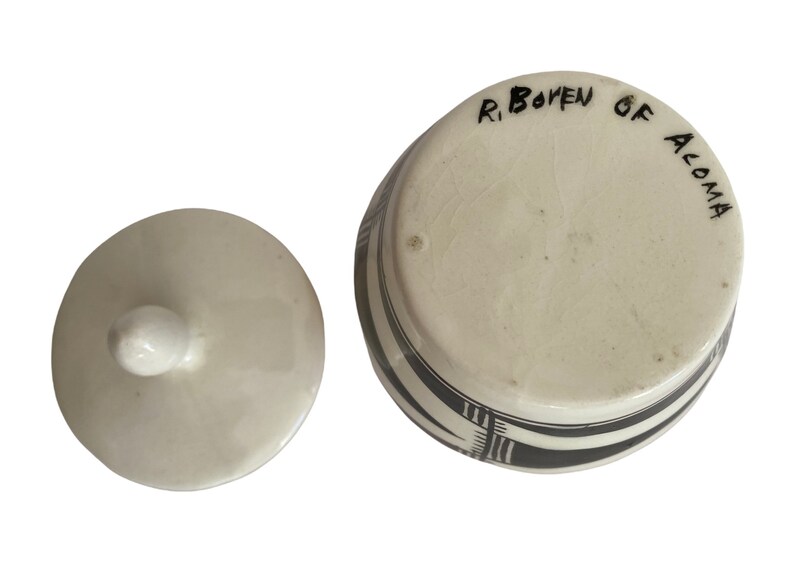 Acoma Pueblo Pottery/signed R Boren Pot/sw Native - Etsy