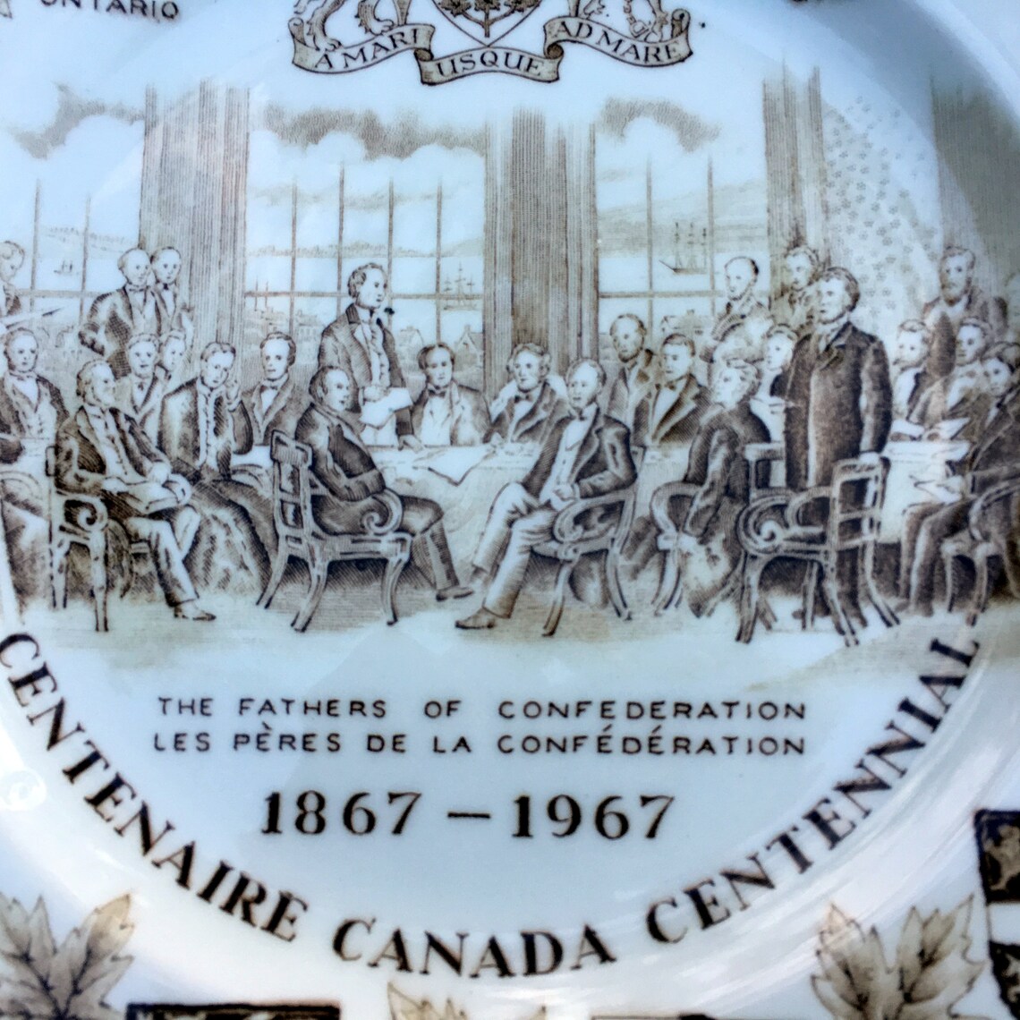 1967 Canadian Centennial Plate, Woods & Sons Transferware - Etsy UK