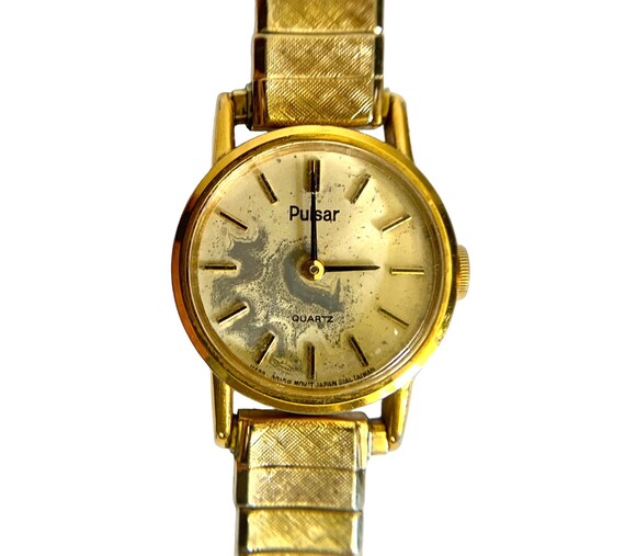 Pulsar Vintage Quartz Watch/Y432-0010/90's Ladies Wor… - Gem