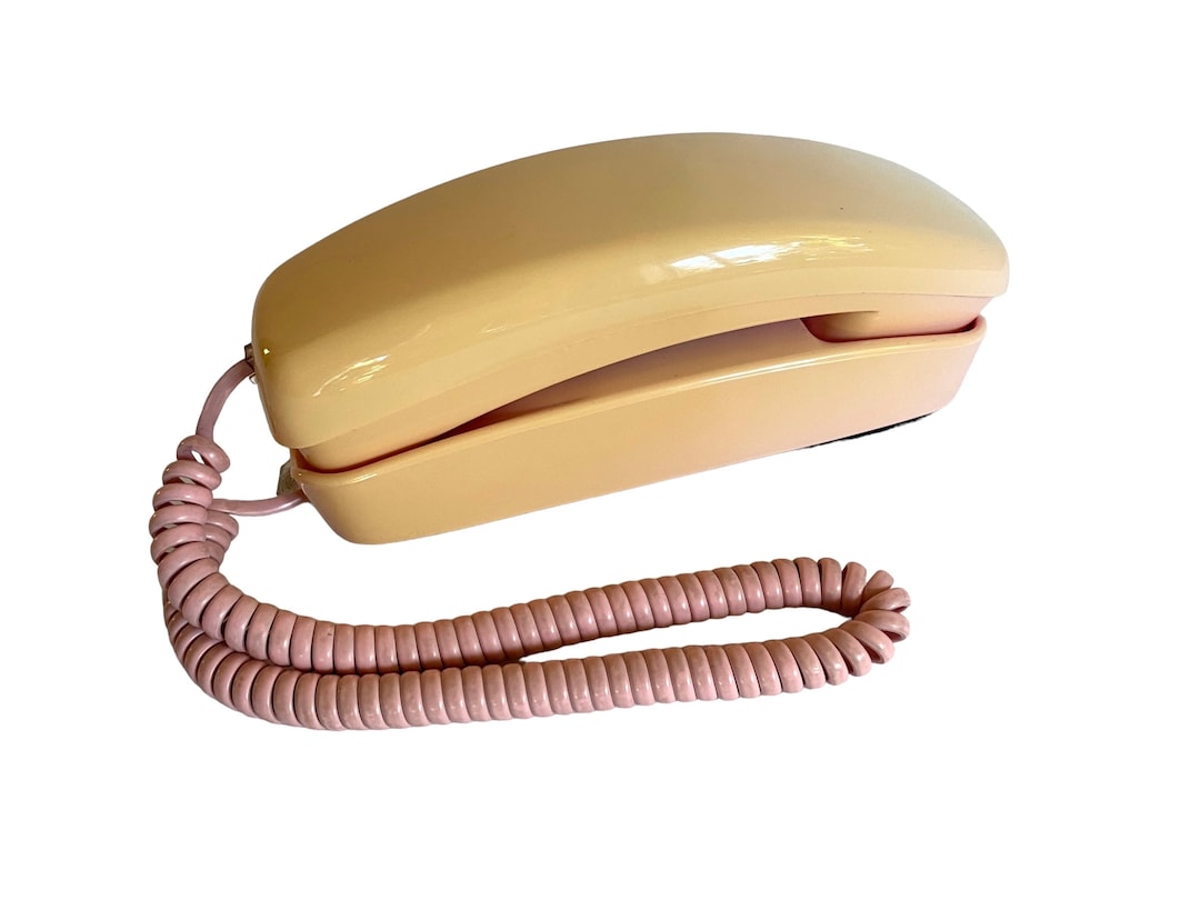 Vintage Pink Push Button Phone/princess Desktop or Wall Mount Telephone ...