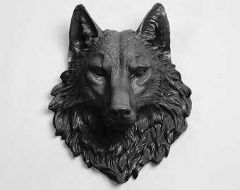 Resin Wolf Head | Etsy