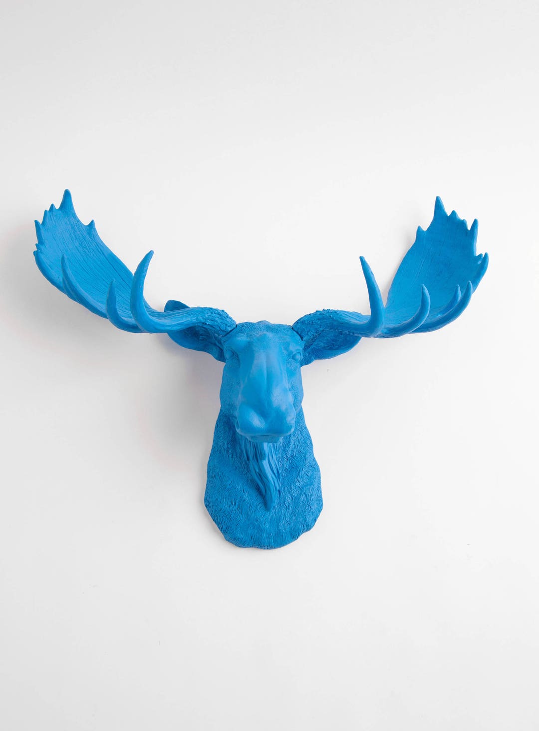 Faux Taxidermy Moose the Liam Resin Moose Head Moose - Etsy