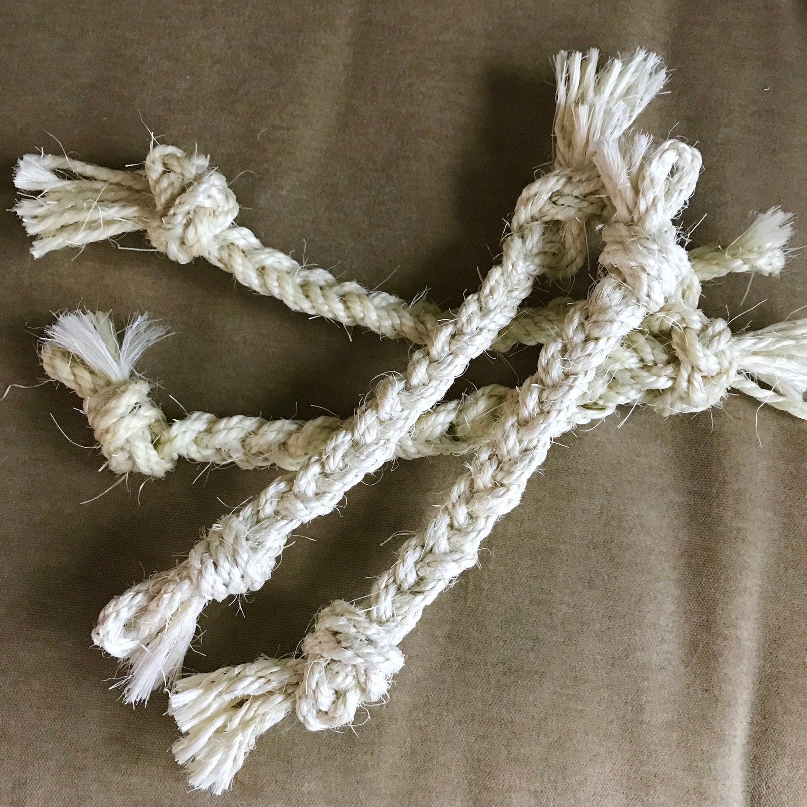 Sisal Rope Bunny Chew Toy 2 - Etsy