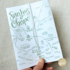 Custom Wedding Map for Vellum Jackets, Vellum Wrap Map, Wedding Map ...