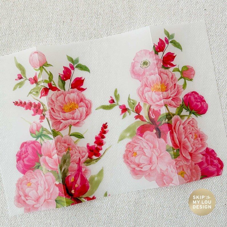Bright Pink Floral Wedding Invitation Vellum Jacket - Etsy