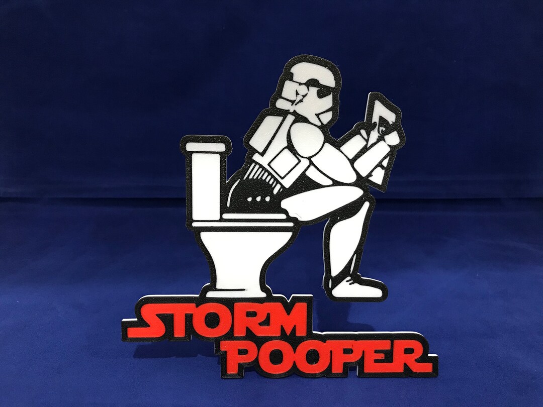 3D Printed Storm Pooper Logo - Etsy