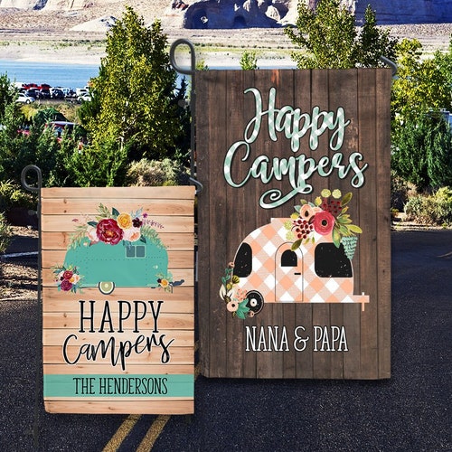 Personalized Camping Mat Custom Camp Site Door Mat Monogram Etsy