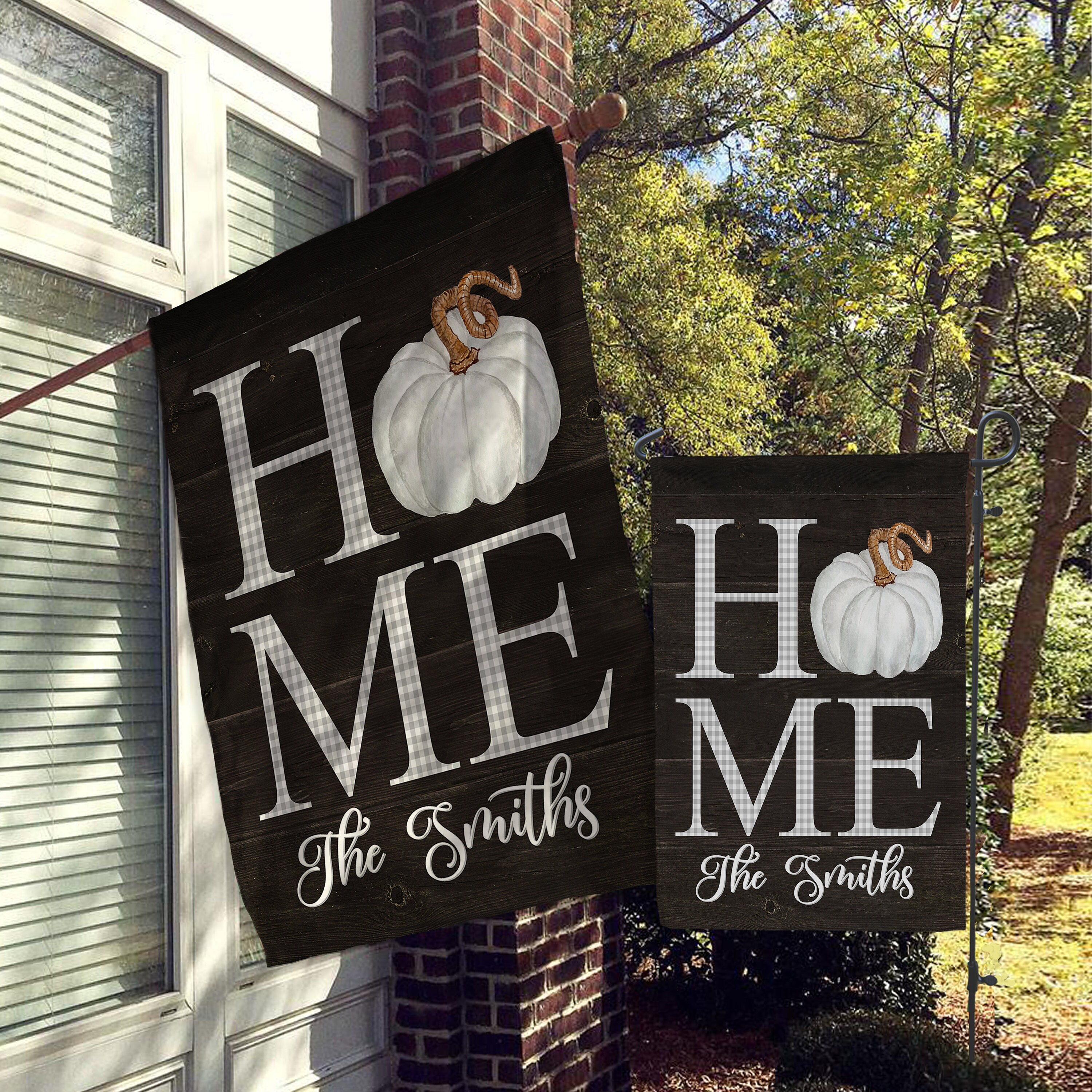 Personalized Welcome Flags House Flags Garden Flags Porch | Etsy