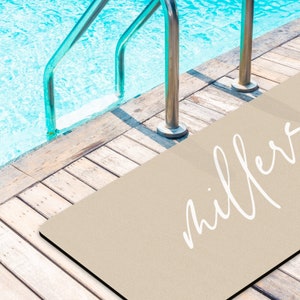 Personalized Outdoor Mat, Custom Outdoor Rug, Pool Runner Mat, Patio ...