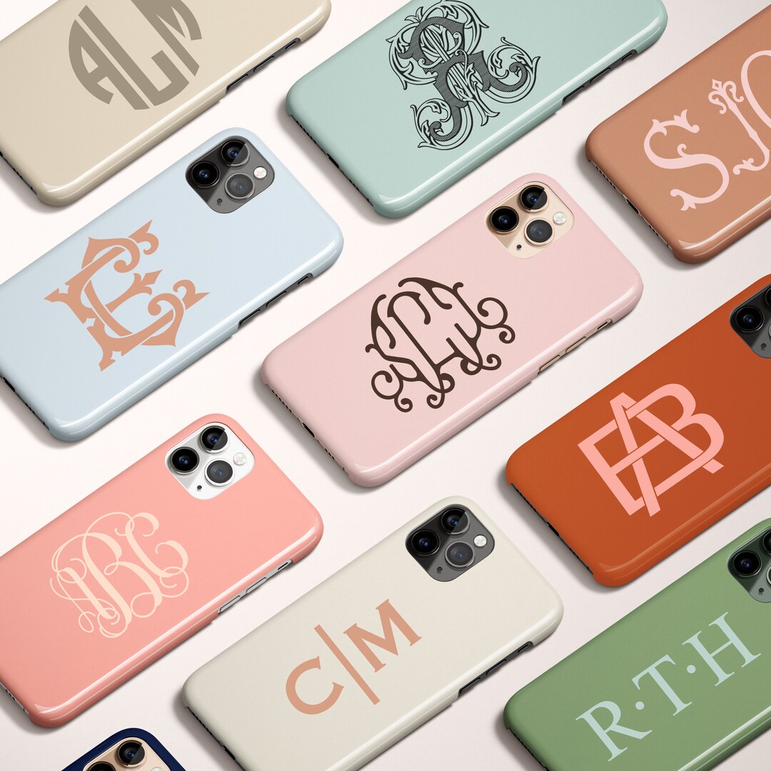 Personalized Monogram Phone Case, Custom, iPhone 15 Case, iPhone 14 ...