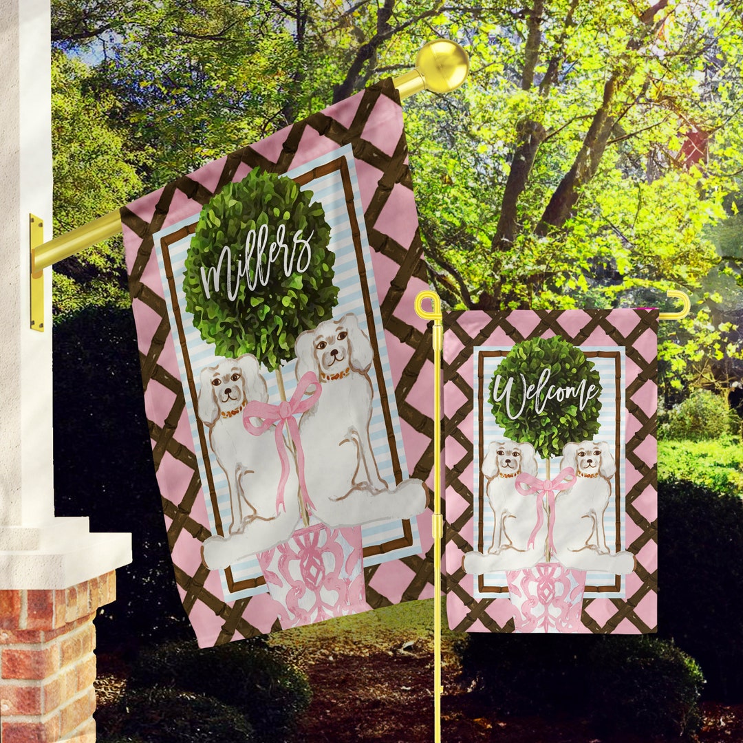 Personalized Flag, Monogram Garden Flags, Custom Grandmillenial, Modern ...