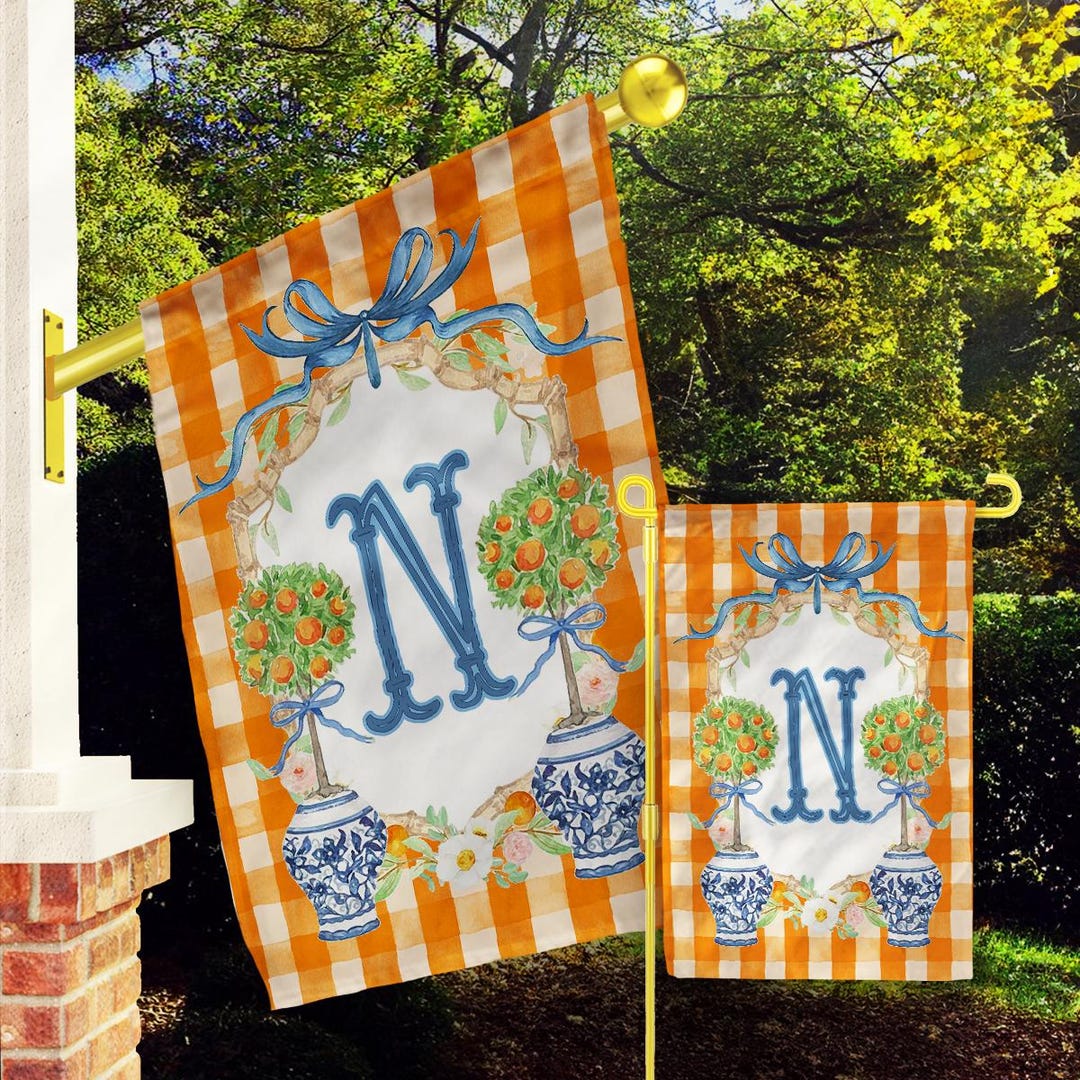 Personalized Flag, Custom House Flag, Monogrammed Garden Flag ...