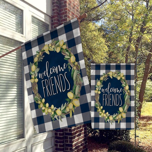 Welcome Flags House Flags Garden Flags Porch Flags Yard - Etsy
