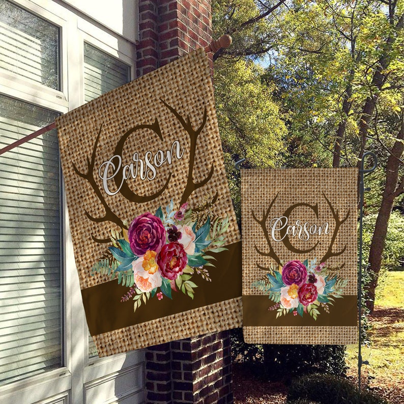Personalized Flags House Flags Garden Flags Porch Flags | Etsy