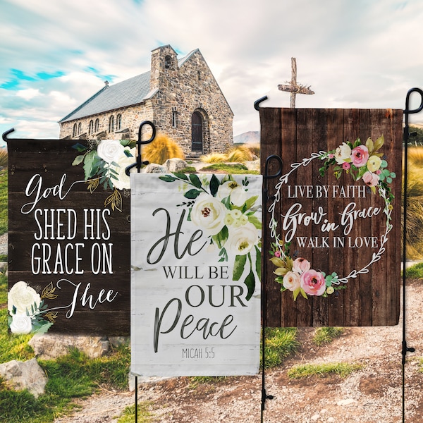 Scripture Garden Flag - Etsy