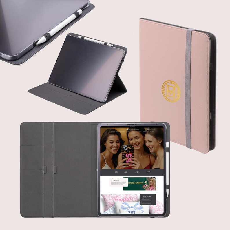 Personalized iPad Case, Pro, Air, 11, 12.9, Custom Cover, Monogram ...