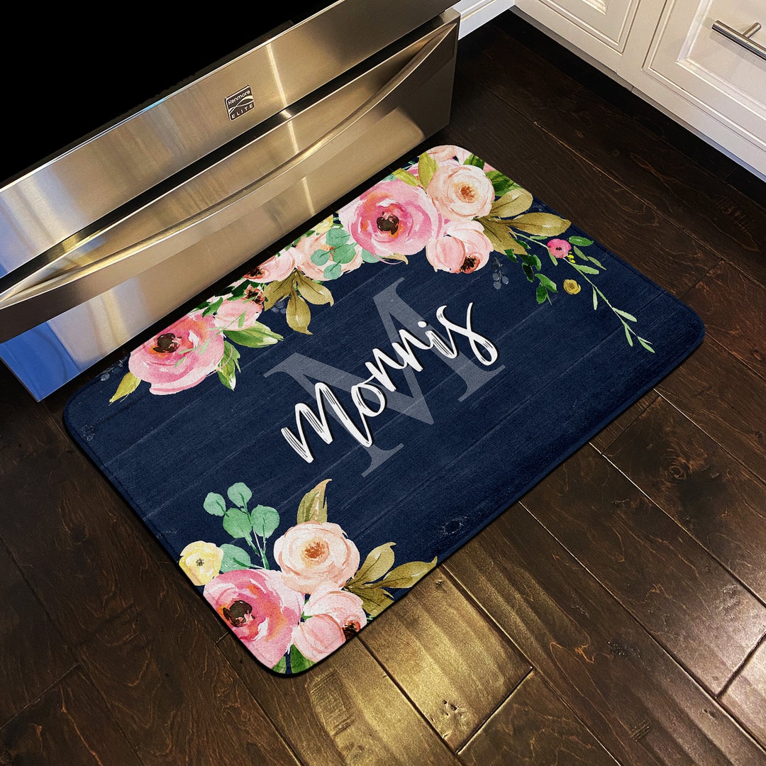 Floor Mat, Personalized Mat, Kitchen Rug, Personalized Floor Mat ...