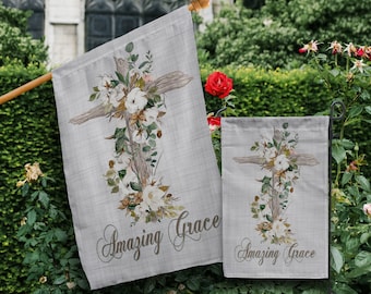 Religious Garden Flag Spiritual Garden Flags Scripture Gift | Etsy