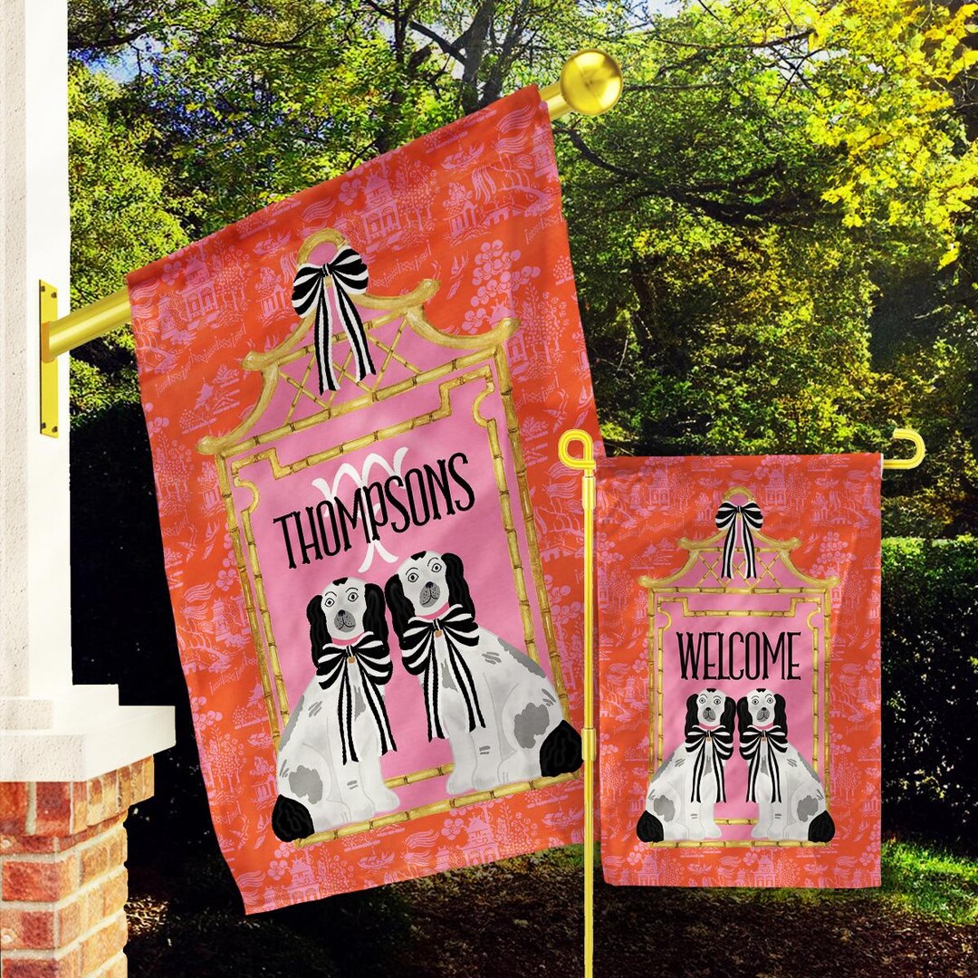 Personalized Flag, Custom House Flag, Monogrammed Garden Flag ...