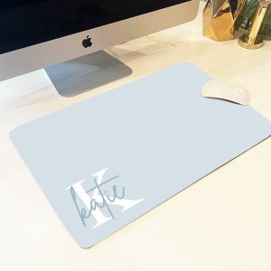 Personalized Initial Name Boho Desk Pad, Personalized Desk Cushion Pad ...