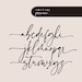 Boho Handwriting Name With Swoosh Desk Pad, Personalized Desk Cushion ...