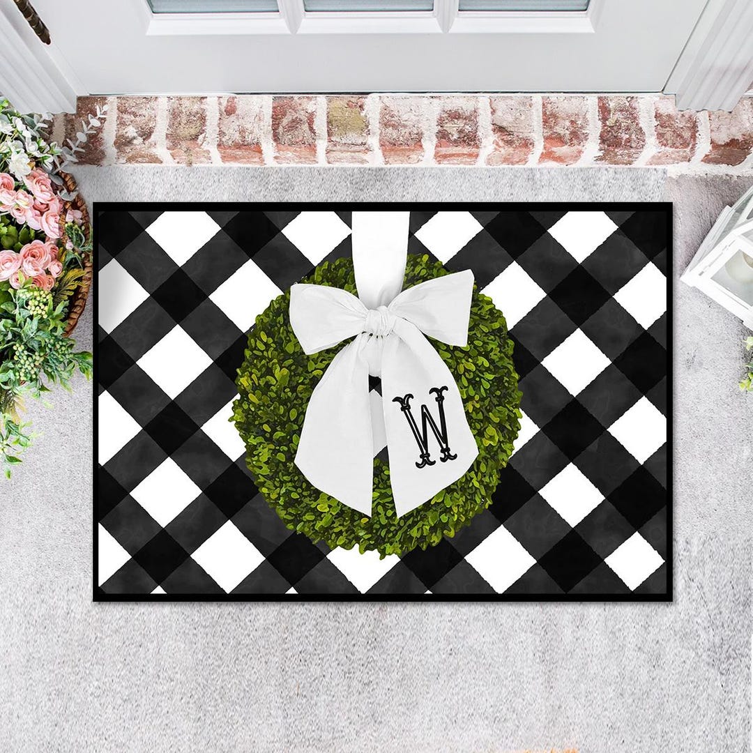 Door Mat, Personalized Mat, Outdoor or Indoor Mat, Floor & Entry Mat ...