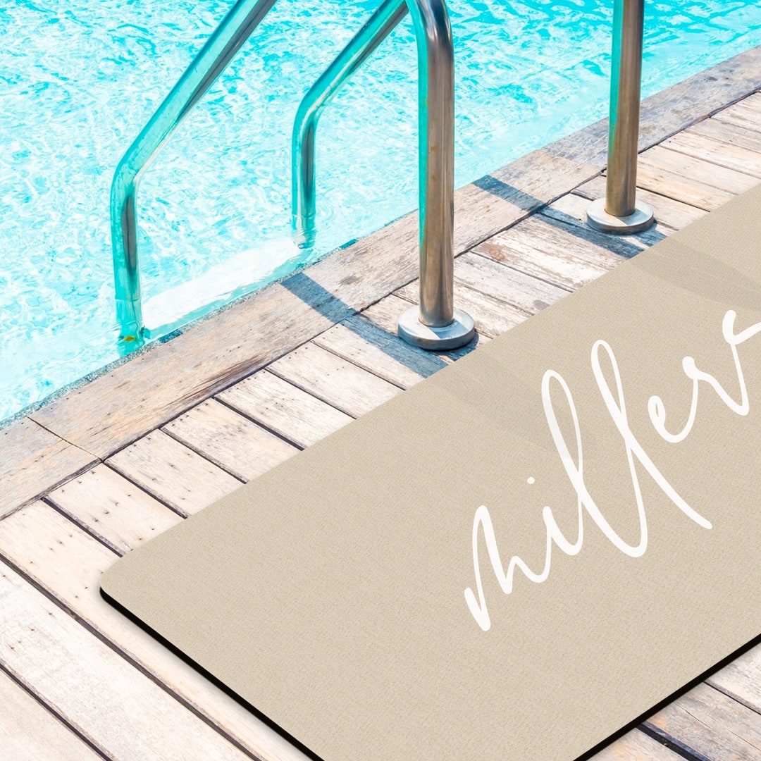 Personalized Outdoor Mat, Custom Outdoor Rug, Pool Runner Mat, Patio ...