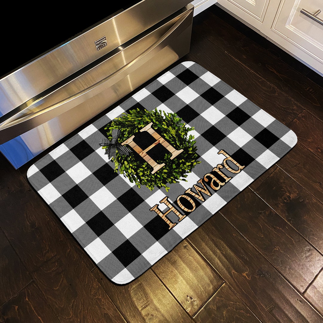 Floor Mat, Personalized Rug, Kitchen Rug, Personalized Mat, Cushion Mat ...