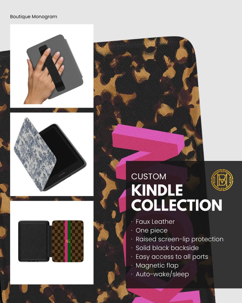 Personalized Kindle Case, 6",6.8",7",11th Gen, Paperwhite,colorsoft ...