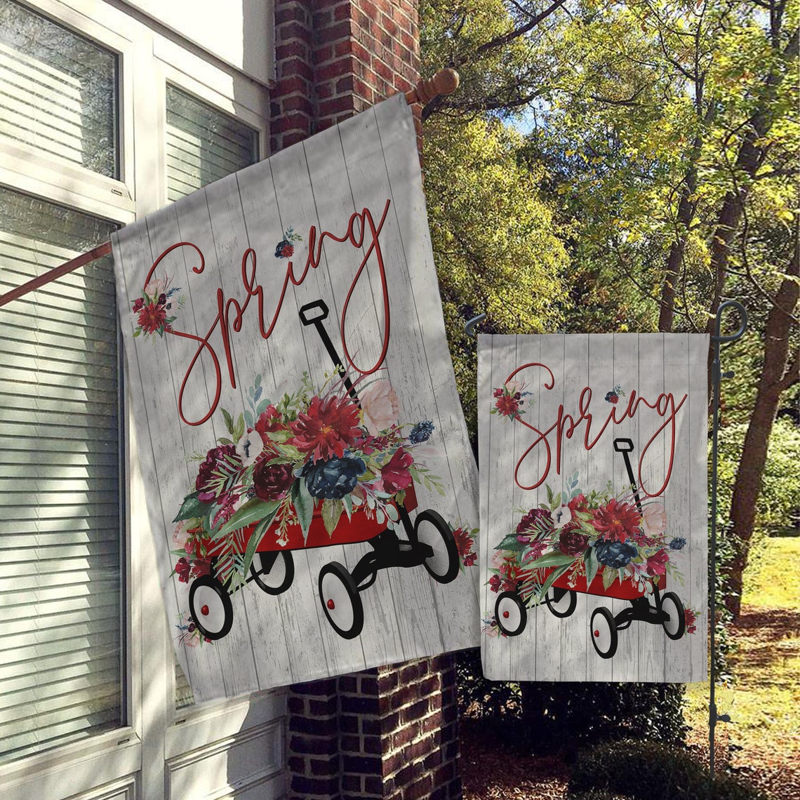 Welcome Flags House Flags Garden Flags Porch Flags Yard | Etsy