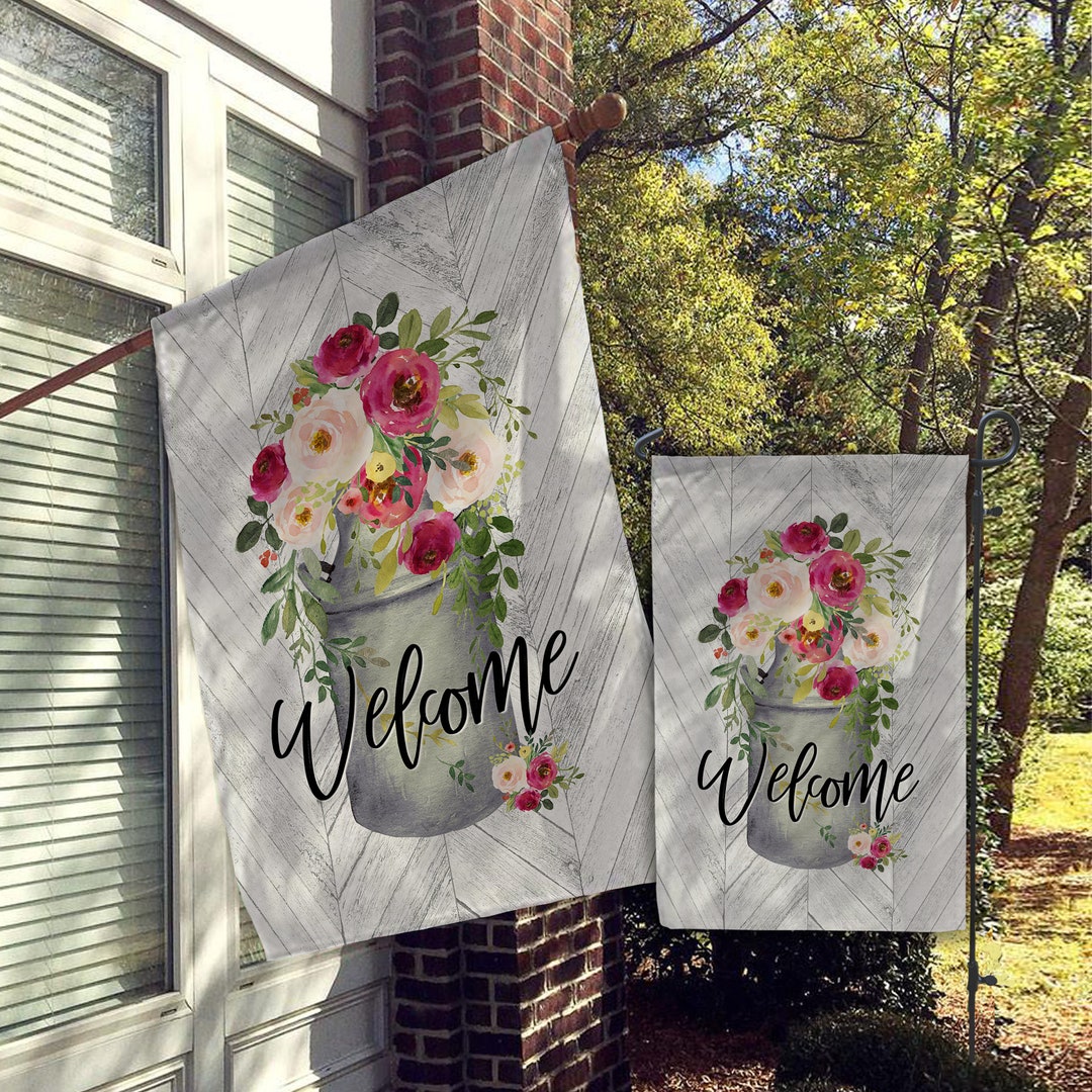 Welcome Flags, House Flags, Garden Flags, Porch Flags, Yard Flags ...