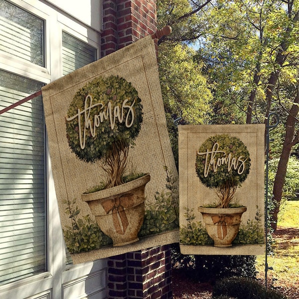 Burlap Flags - Etsy