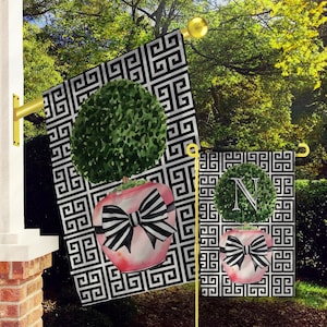 Personalized Garden Flag, Custom Garden House Flag, Monogram Flag ...