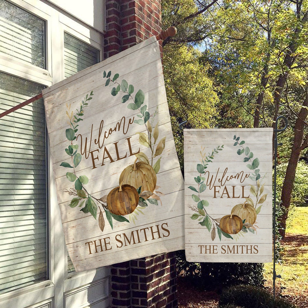 Personalized Welcome Flags, House Flags, Garden Flags, Porch Flags ...
