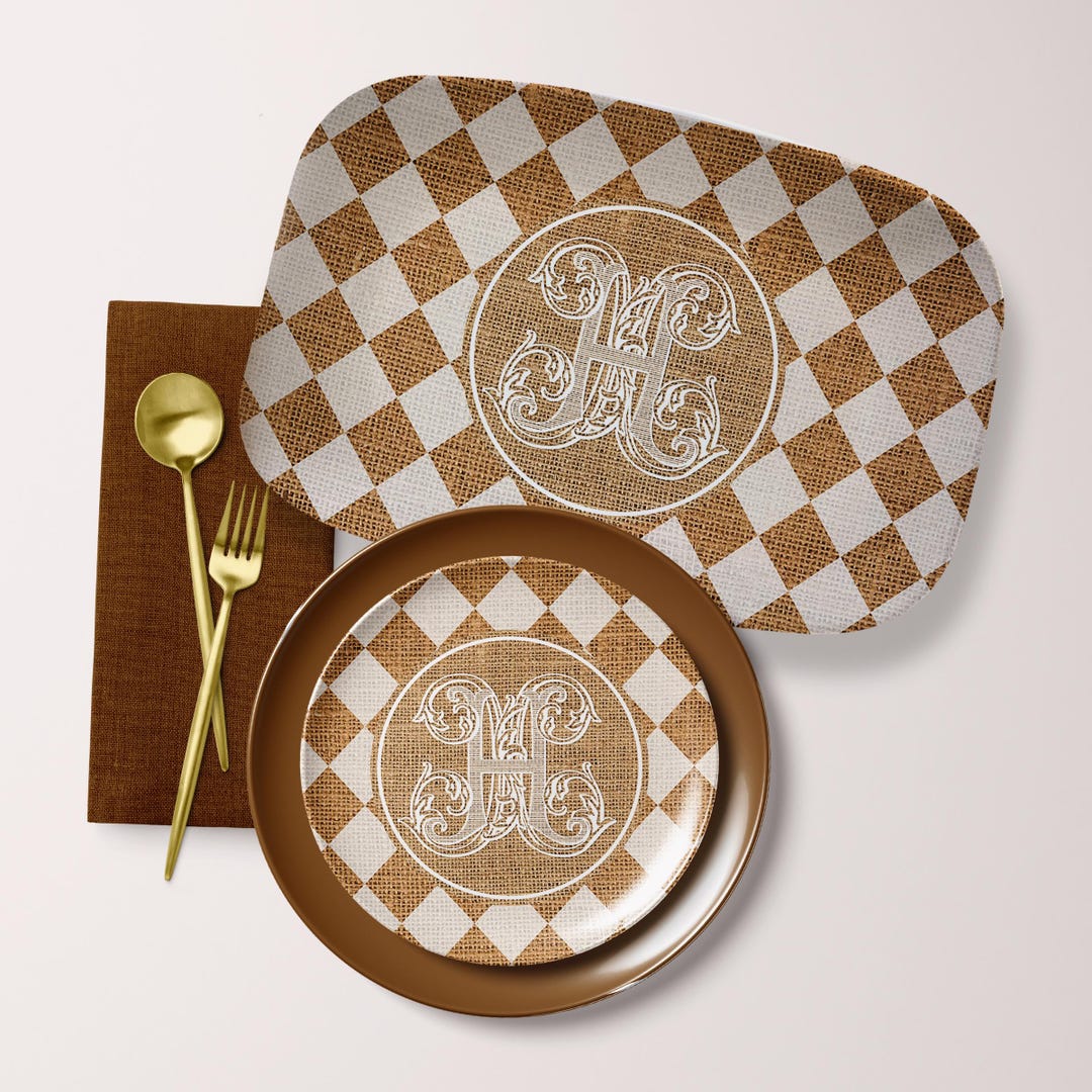 Personalized Platter, Custom Serving Platter, Monogram, Wedding Gift ...