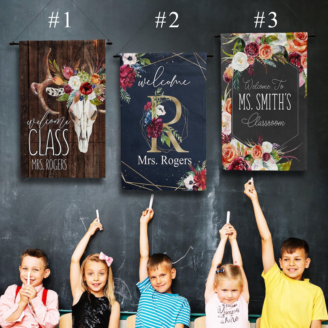 Personalized Teacher Classroom Flags Custom Teacher Classroom - Etsy