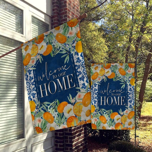 Welcome Flags House Flags Garden Flags Porch Flags Yard - Etsy