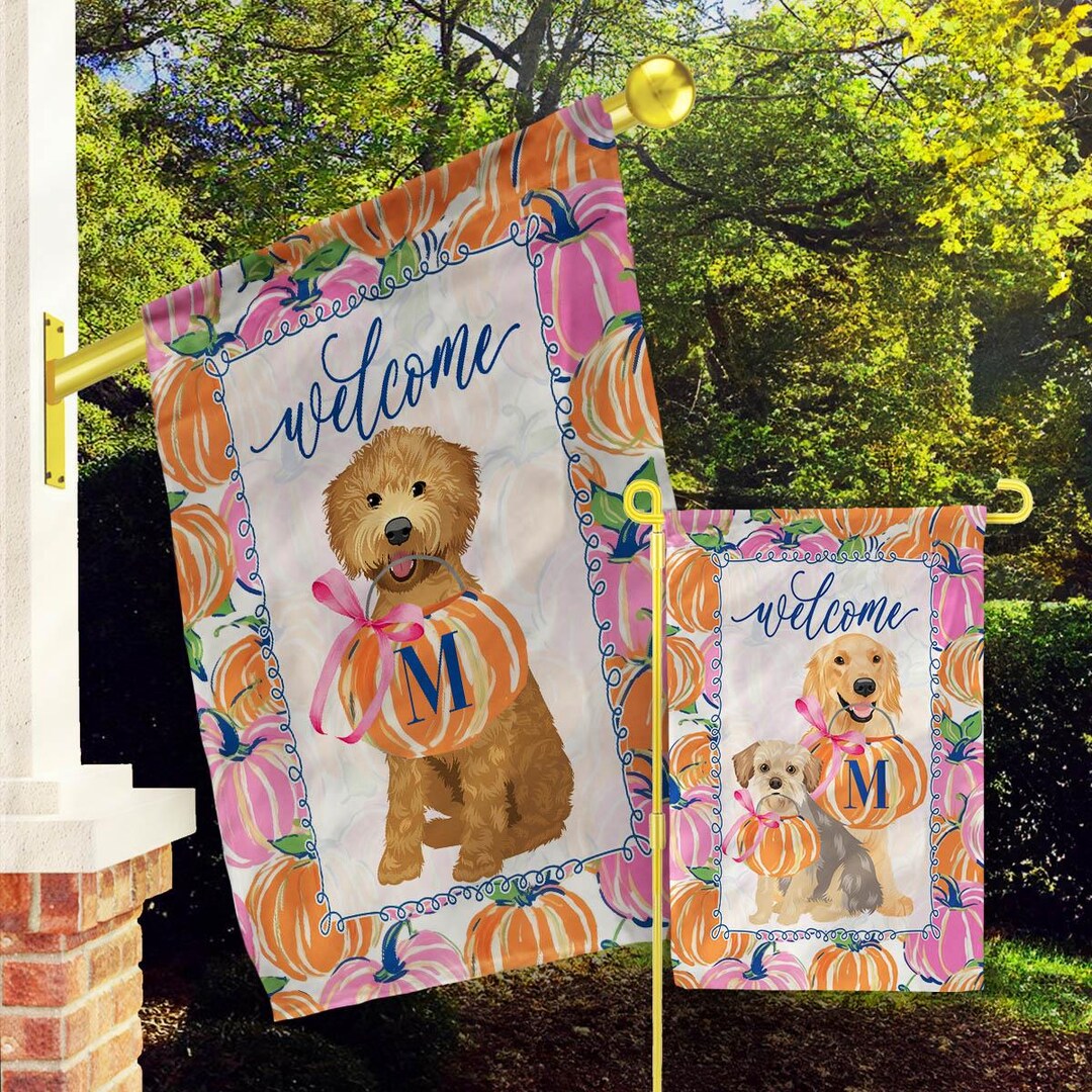 Custom Dog Garden Flag, House Flag, Porch, Personalized Dog, Breed ...