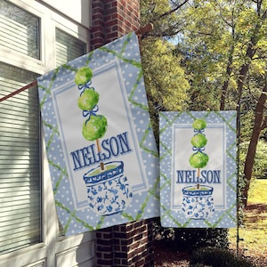 Personalized Flag Custom House Flag Monogrammed Garden Flag - Etsy