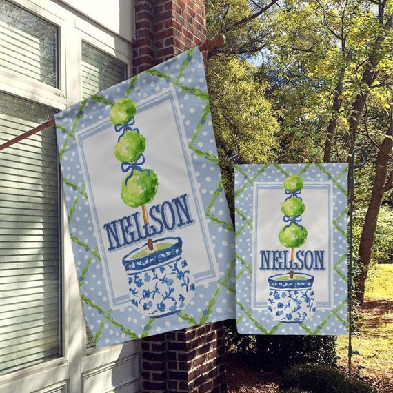 Personalized Flag Custom House Flag Monogrammed Garden Flag - Etsy