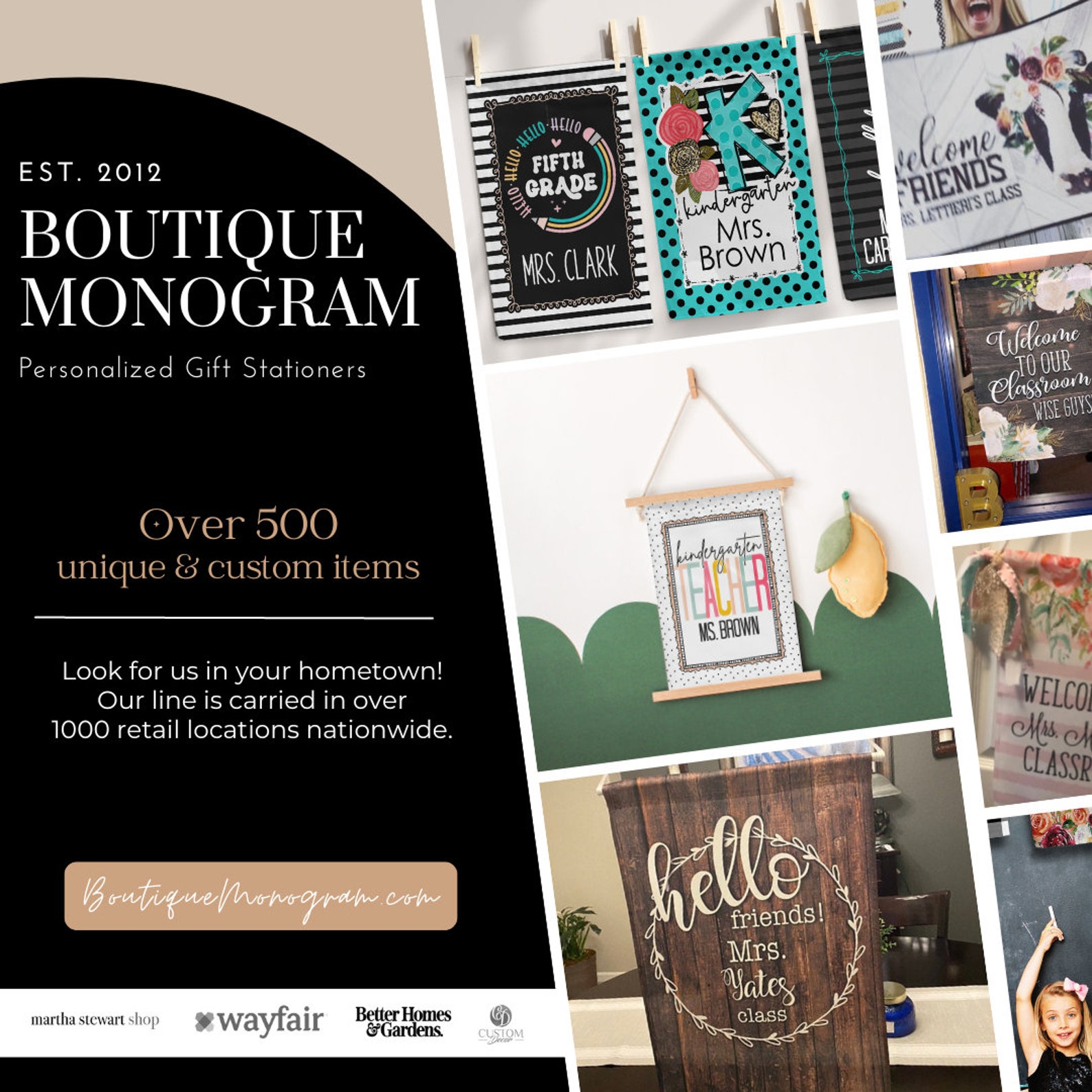 Personalized Teacher Classroom Flags Custom Teacher Classroom - Etsy