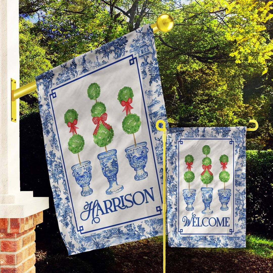 Personalized Flag, Custom House Flag, Monogrammed Garden Flag ...