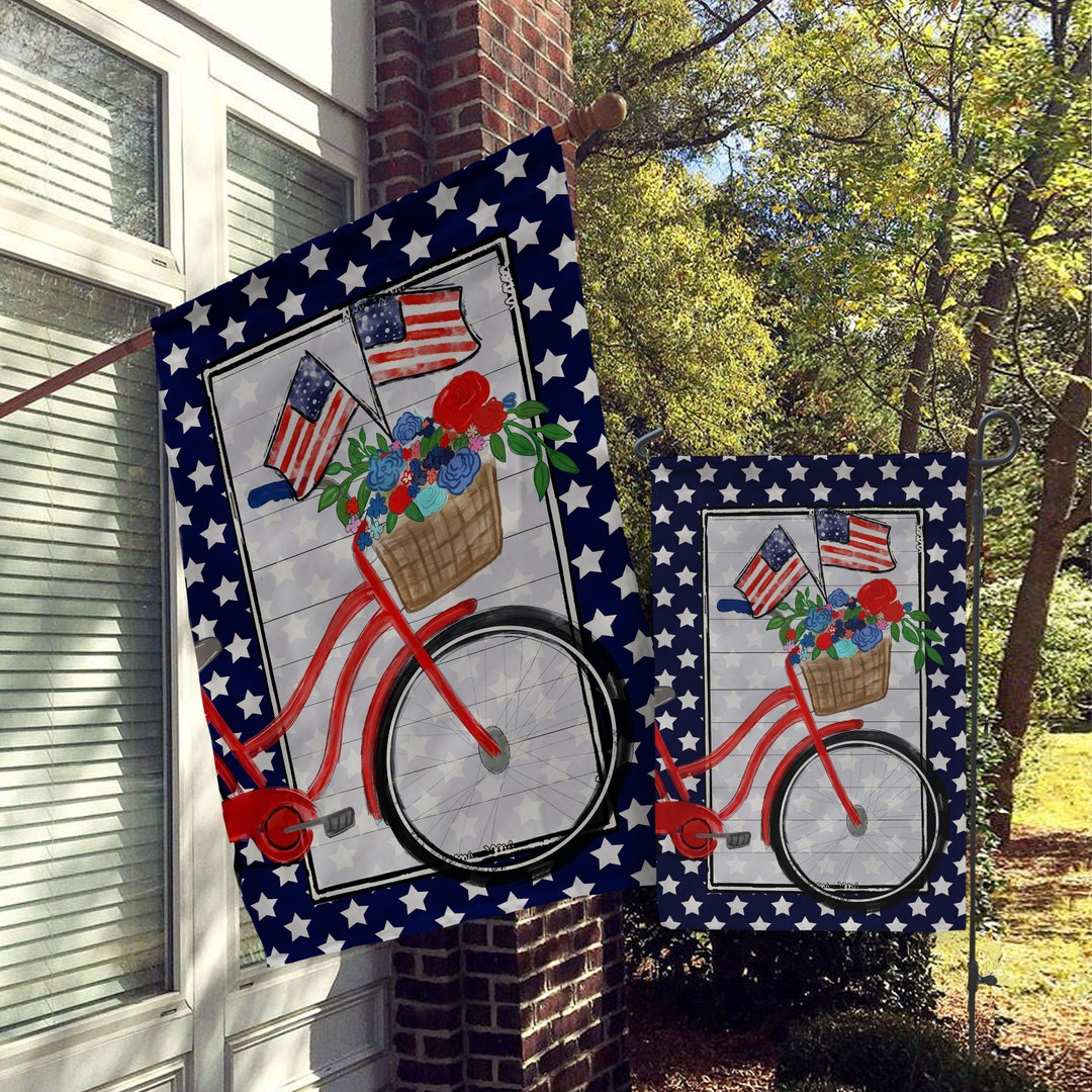 Welcome USA Garden Flag, House Flag, Garden Flags, Porch Flags, Yard ...