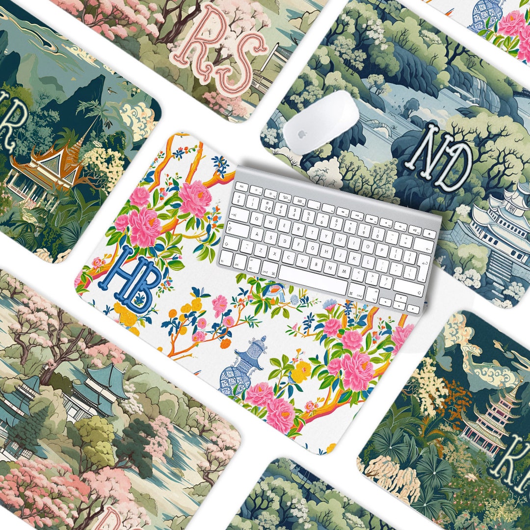 Custom Desk Pad, Personalized Table Cushion Pad, Initial Blotter Mat ...