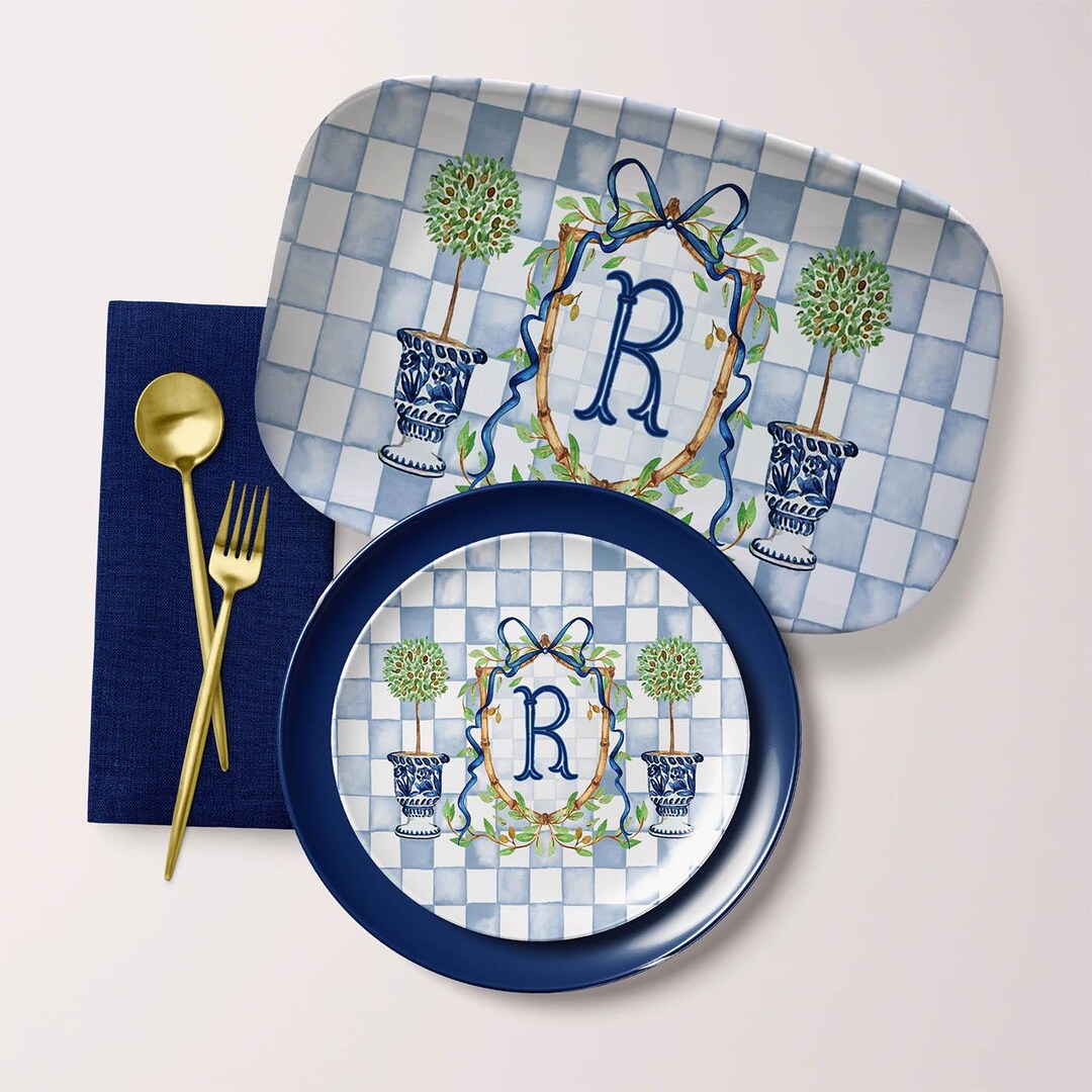 Personalized Platter, Custom Serving Plate, Monogram, Wedding Gift ...