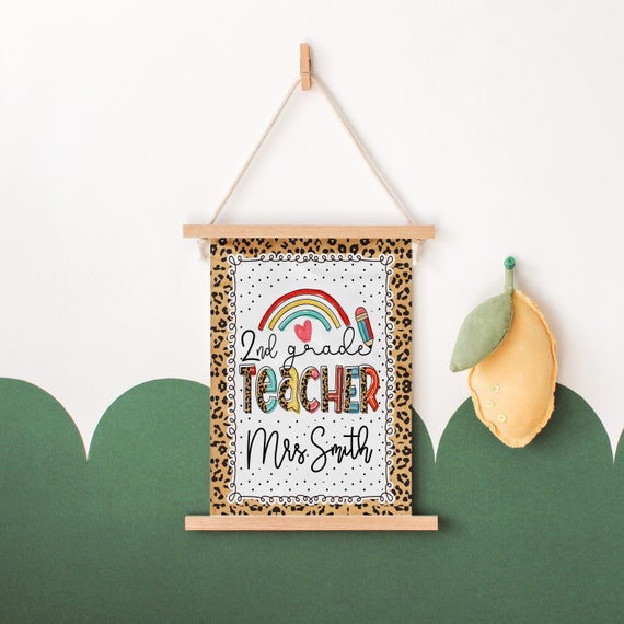 Personalized Teacher Classroom Flags Custom Teacher Classroom - Etsy