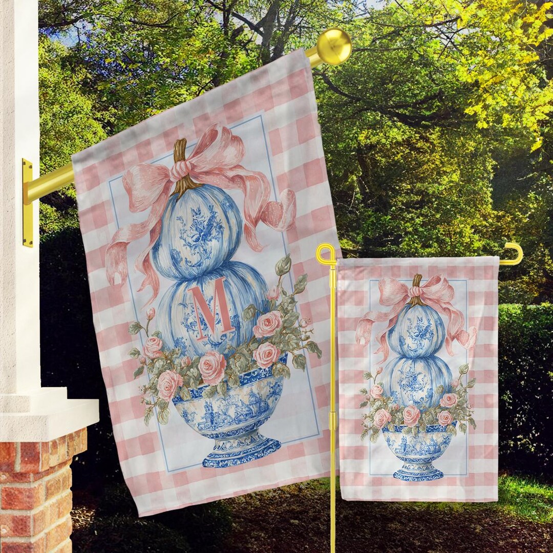 Personalized Flag, Custom Fall Garden & House Flag, Halloween Garden ...