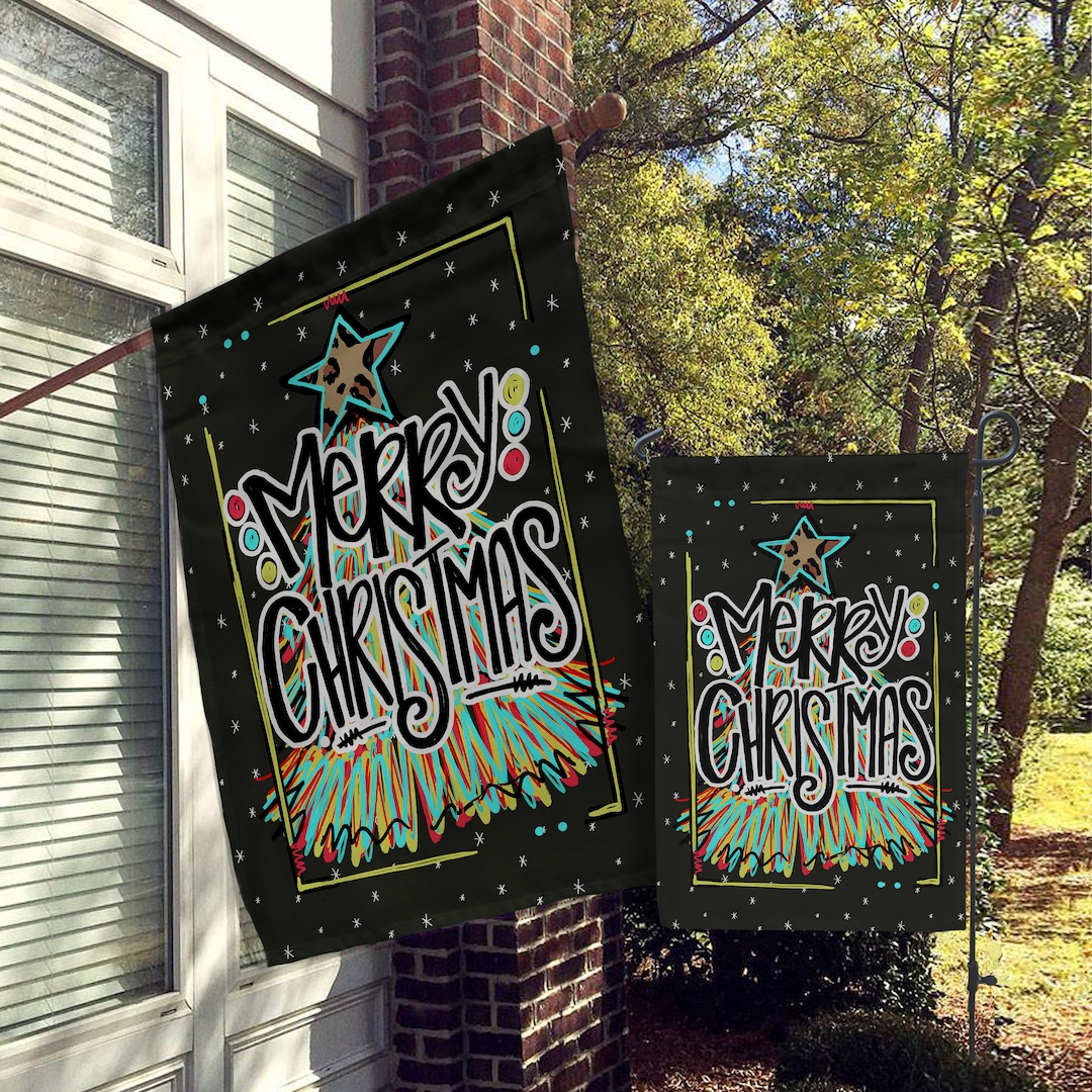 Christmas Flag, Holiday Flag, Merry Christmas Flags, Santa Flags ...