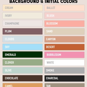 Initial Shadow Boho Desk Pad, Personalized Desk Cushion Pad, Monogram ...