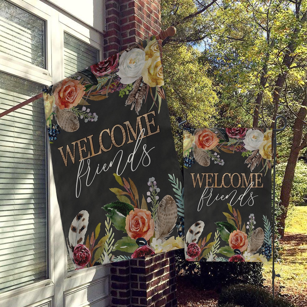 Welcome Flags, House Flags, Garden Flags, Porch Flags, Yard Flags ...
